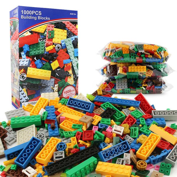 1000 Bulk Granular Building Blocks - Baby Steps Creations